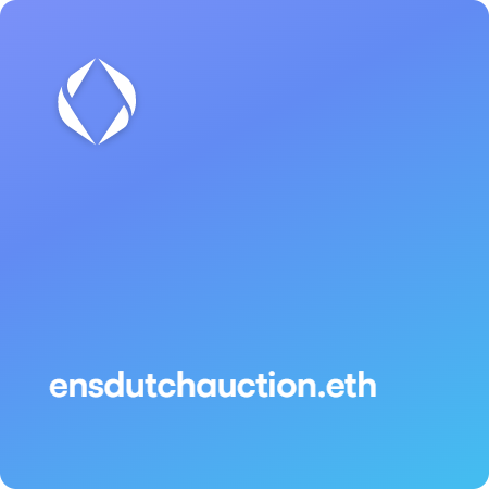 ENS Dutch Auction